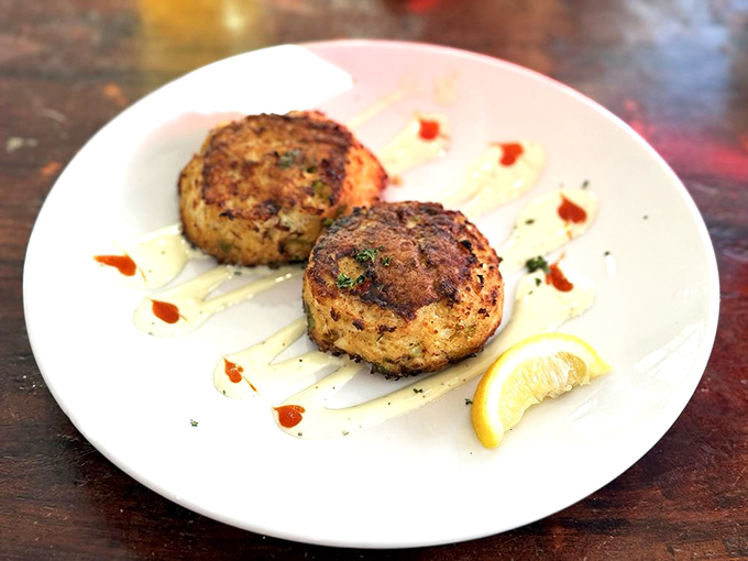 These crab cakes aren't just good, they're "text your foodie friends a photo immediately" good—more crab than cake, just as nature intended.