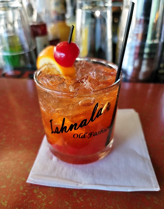 Not just any Old Fashioned—an Ishnala Old Fashioned, where Wisconsin's unofficial state cocktail reaches its highest expression of brandy-soaked glory.