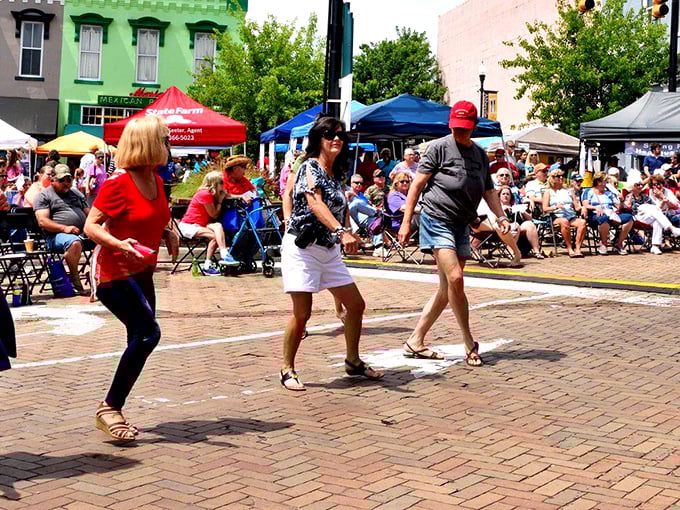 Community festivals bring Abbeville's brick square to life with music, dancing, and the kind of genuine fun that doesn't require a smartphone app.