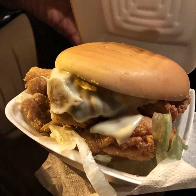A fish sandwich that doesn't need a marketing team or a catchy jingle—just your undivided attention and an appreciation for honest seafood.