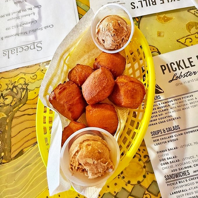 These hush puppies aren't telling secrets, but they're definitely saying something about how cornmeal transforms when kissed by hot oil.
