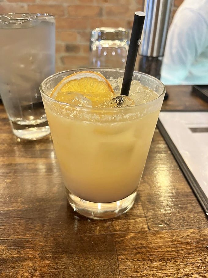 This isn't just a brunch cocktail—it's liquid sunshine in a glass. The perfect companion for decision-making when the menu has too many temptations.
