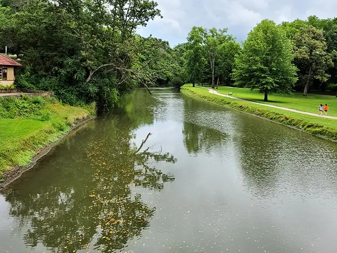 Krape Park's serene waterway invites contemplation, paddle boats, and the occasional duck debate. Nature doesn't charge extra for the reflection on the water.
