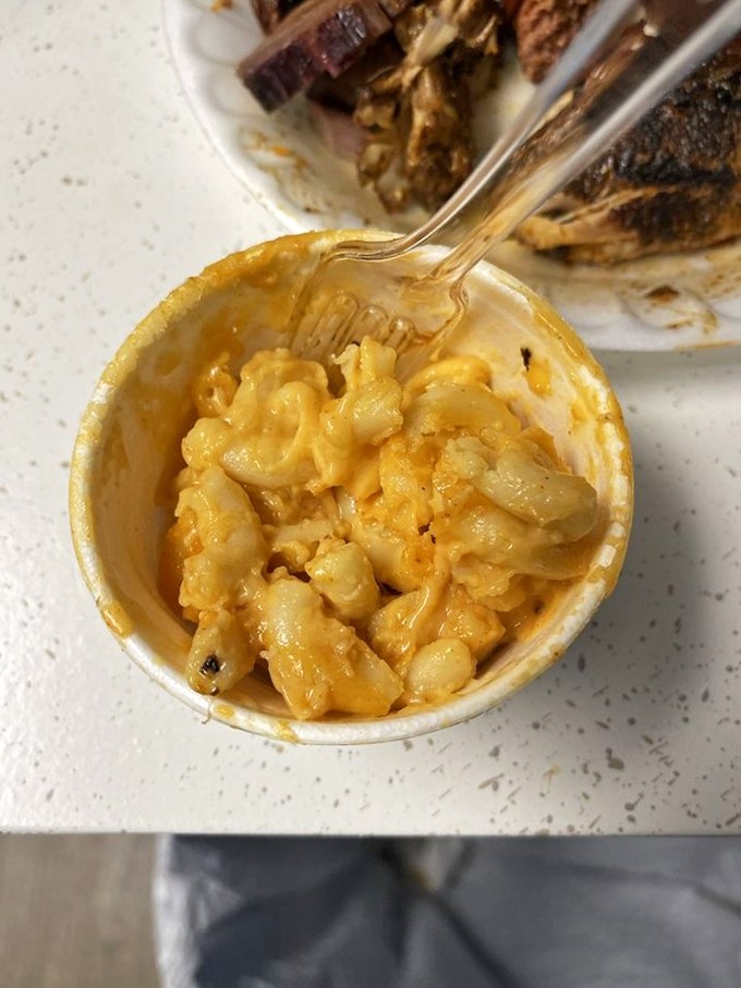 Mac and cheese that doesn't know it's a side dish—rich, creamy, and confidently stealing the spotlight from whatever it's served alongside.