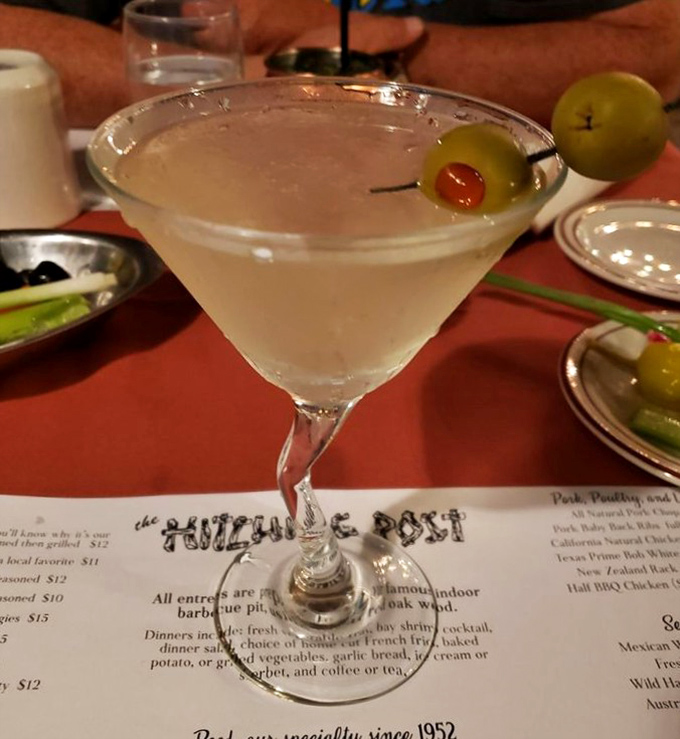 A classic martini that pairs beautifully with the old-school atmosphere and world-class steaks coming your way. 