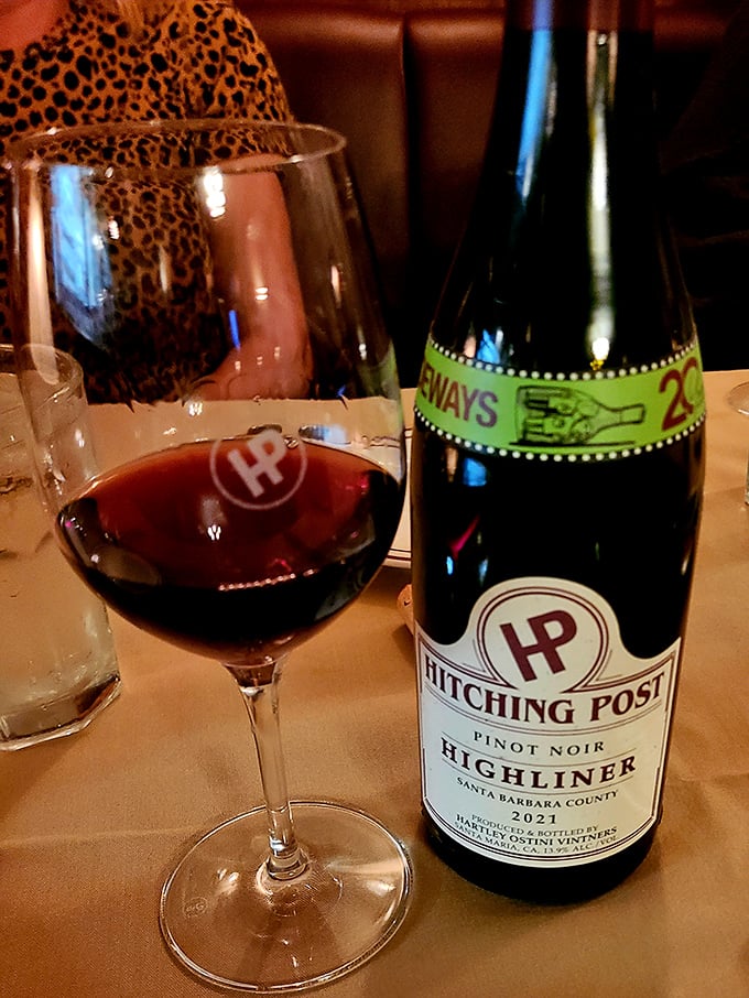 Their own Pinot Noir pairs beautifully with everything, proving good wine doesn't need fancy labels.