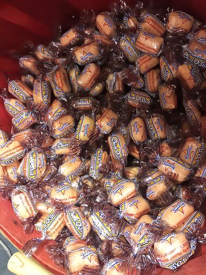 Individually wrapped pieces of nostalgia, each one a time machine to simpler days. Grandma's purse candy, now in your hand.