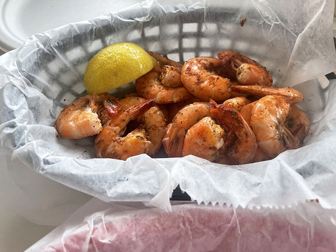 Peel-and-eat shrimp so fresh they practically introduce themselves. "Hi, we're delicious, and yes, we're worth getting your fingers messy for."