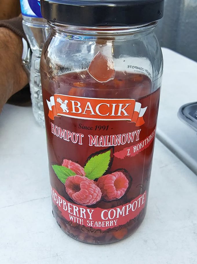 Not just any fruit in a jar—this raspberry-seaberry compote is liquid ruby, the secret weapon in Polish pantries for transforming ordinary desserts into extraordinary memories.