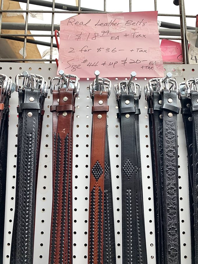 Leather belts that mean business. The kind of craftsmanship that makes you want to buy one in every color—just don't tell your wallet.