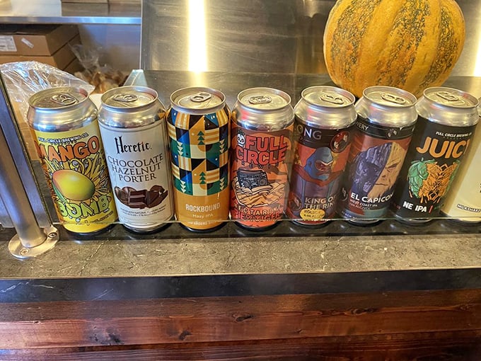 The craft beer selection proves these folks understand that great barbecue deserves equally thoughtful beverages. No generic light beer in sight!