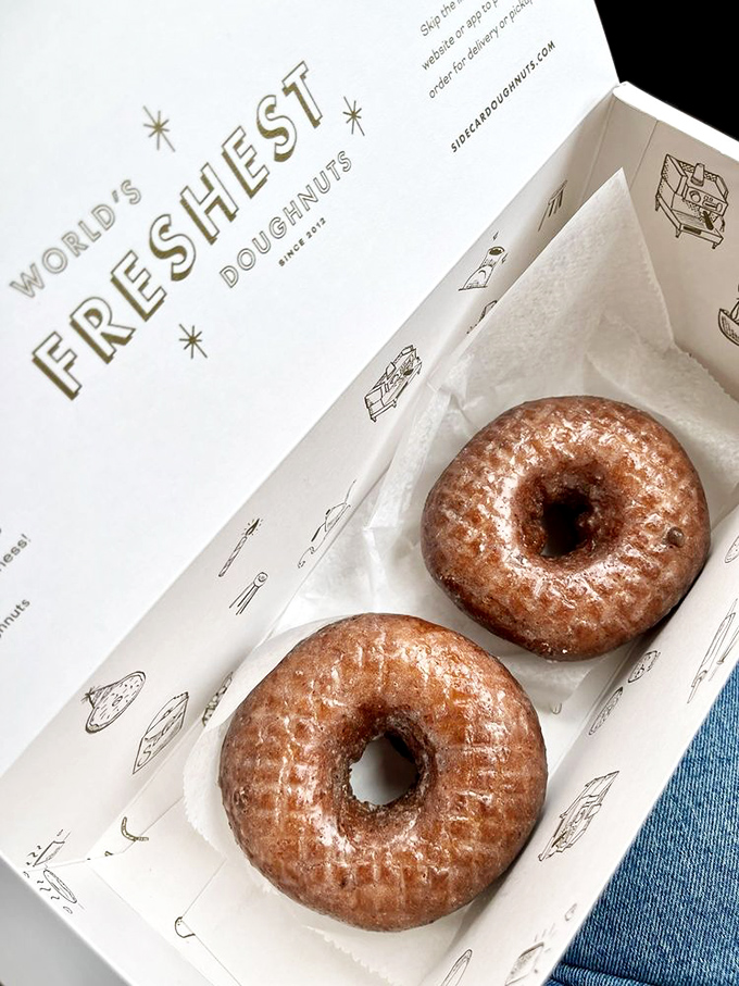 These butter and salt donuts glisten with promise. Simple ingredients transformed into something transcendent—proof that less is sometimes more.