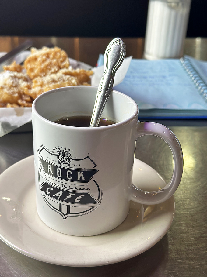 That Route 66 mug isn't just holding coffee; it's holding liquid fuel for your journey through American culinary history.