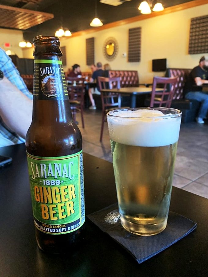 Nothing complements comfort food quite like Saranac Ginger Beer—the sophisticated cousin to regular ginger ale that your taste buds didn't know they needed.