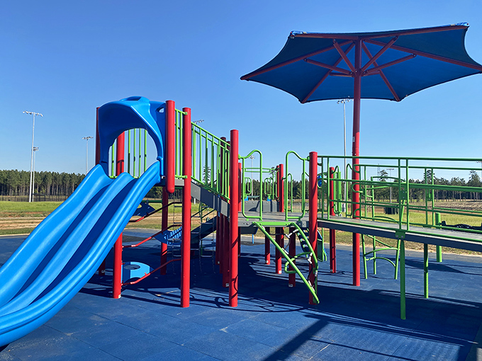 Even the playgrounds in Newberry seem more thoughtful—designed for actual children rather than Instagram opportunities.