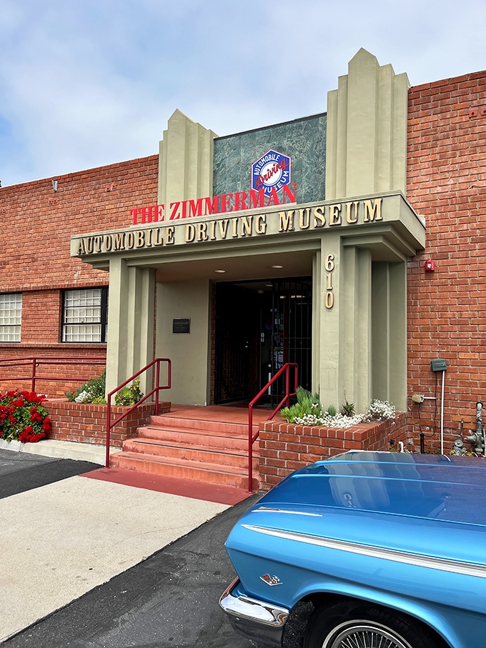 Art Deco meets automotive history at this El Segundo gem. Those checkered flags are waving you toward a unique driving experience!