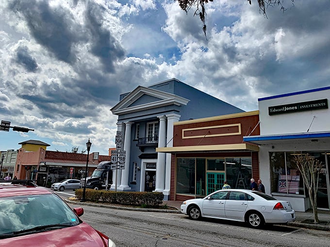 Brooksville's Main Street looks lifted from a time when people chatted on porches and knew the shopkeepers by name.