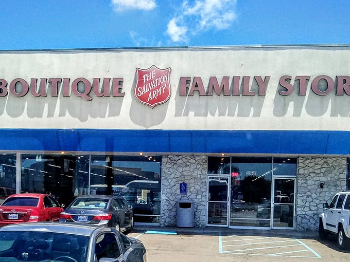 The Salvation Army's "Boutique" designation hints at treasures far fancier than your average thrift store fare.