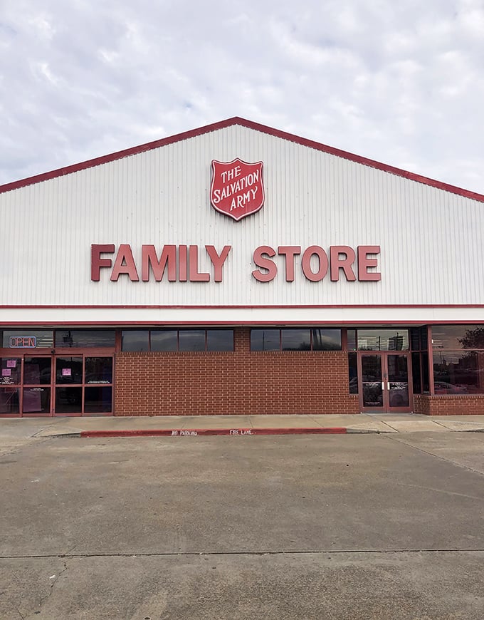 The Salvation Army's classic red shield isn't just a logo—it's a promise that your shopping spree supports something bigger than your closet refresh.