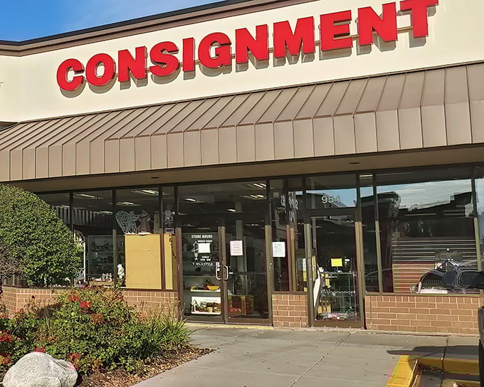 Turn Style's sleek storefront hints at the curated consignment experience waiting inside—less digging, more discovering.
