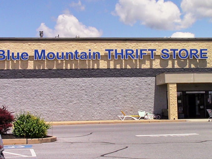 Like a department store from a parallel universe where everything costs less, Blue Mountain Thrift stands ready for bargain hunters.