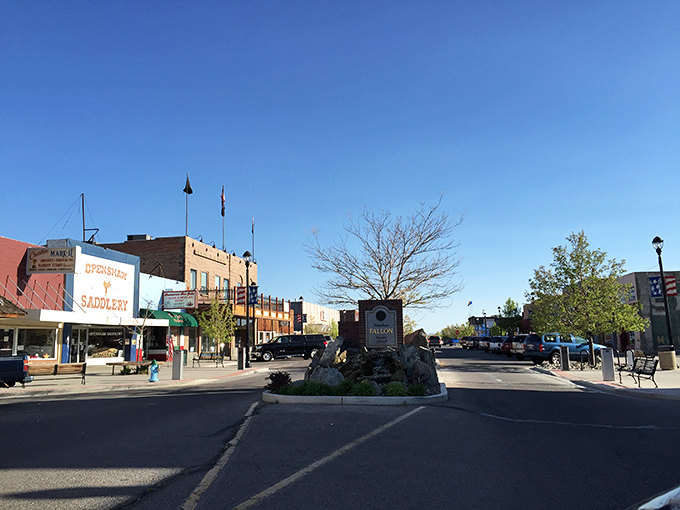 Main Street in Fallon delivers classic small-town charm without the tourist markup. Where your Social Security check becomes a magic carpet!