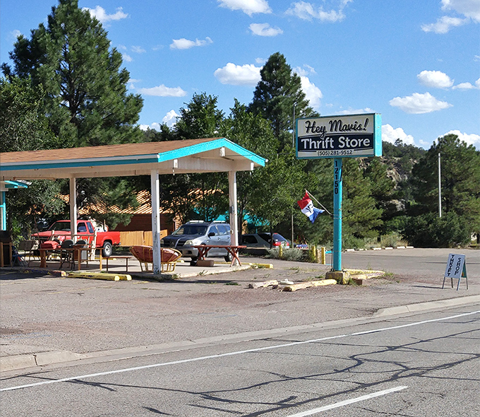 The former gas station has pumped its last gallon but now fuels treasure hunters instead. Hey Mavis! embodies small-town thrifting charm. 