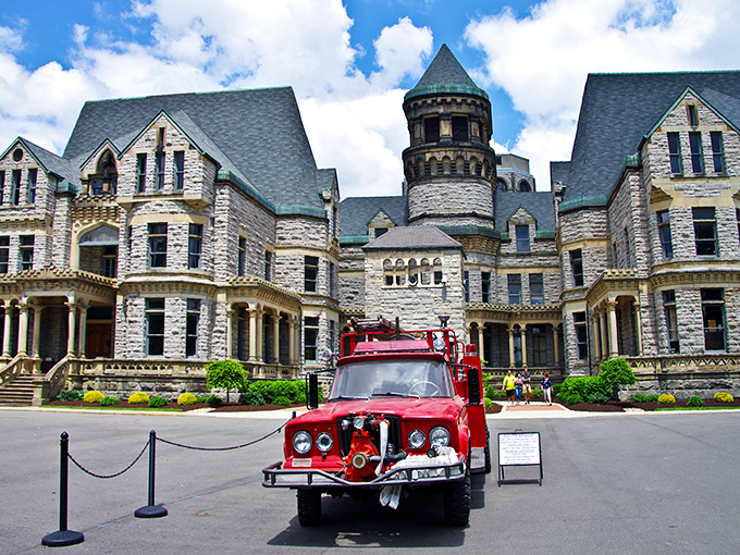 The Ohio State Reformatory's imposing stone facade looks straight out of a Gothic novel. This architectural marvel found fame in "The Shawshank Redemption" but has stories all its own.Add to Conversation6