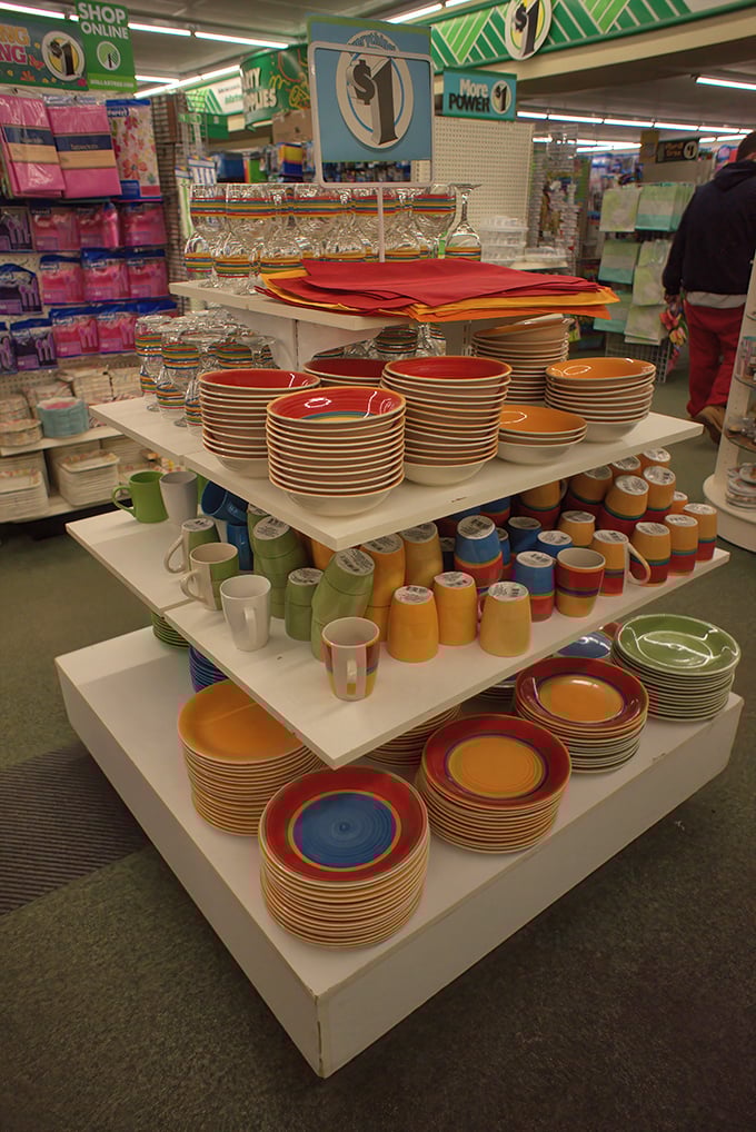 Color-coordinated dishware that doesn't scream "bargain basement" – the secret weapon of potluck contributors and apartment dwellers everywhere.