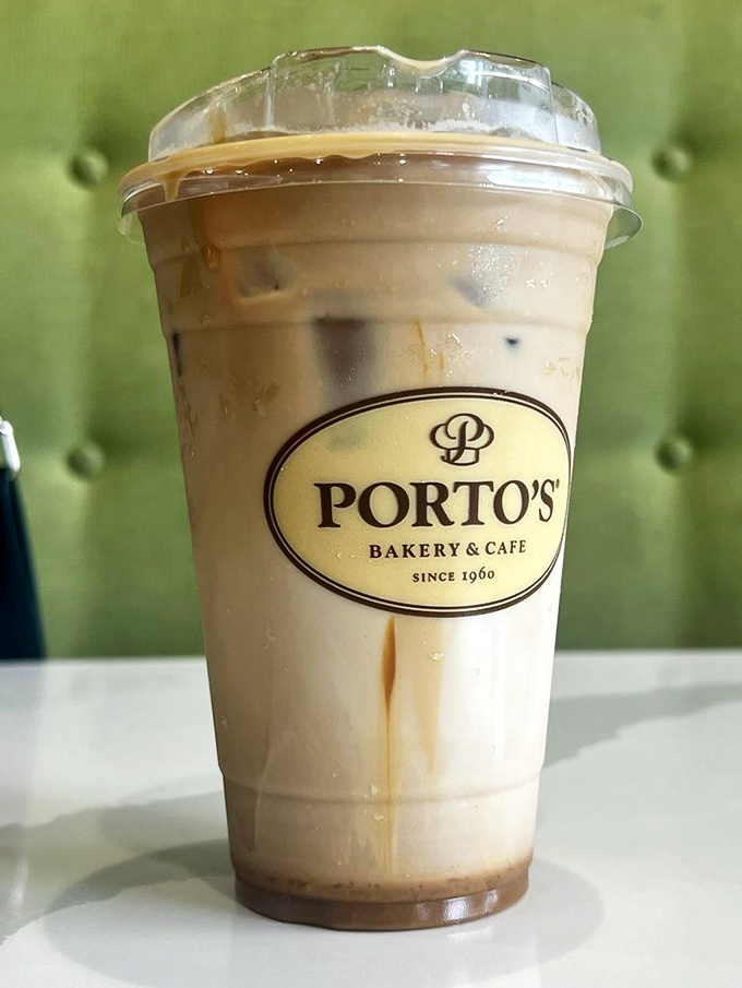 The Dulce de Leche Latte doesn't just wake you up—it serenades your taste buds with a sweet Latin ballad in a cup.