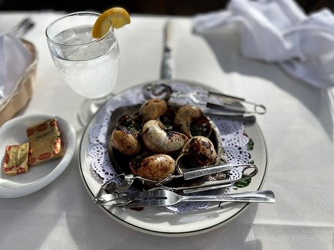 Escargot: The dish that makes you realize you've been missing out on buttery, garlicky goodness your whole life.