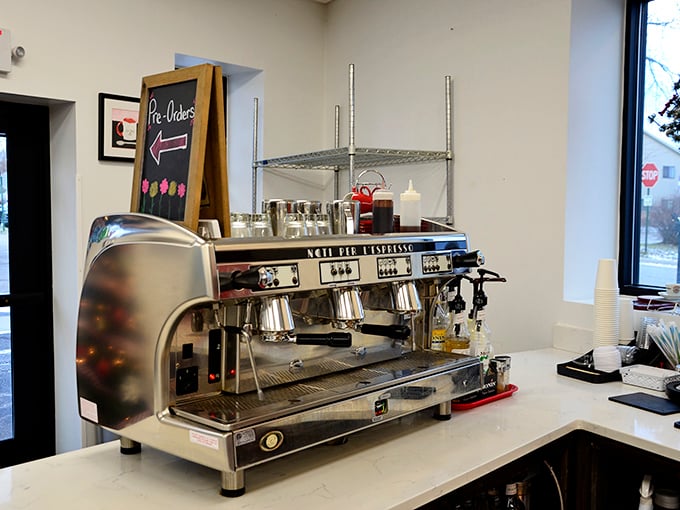 Behind every great donut shop is a serious espresso machine, ready to transform ordinary mornings into memorable ones.