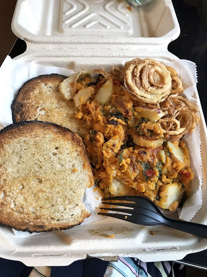 Breakfast hash that doesn't hide behind pretense—just honest ingredients having the best morning meeting ever on your plate.