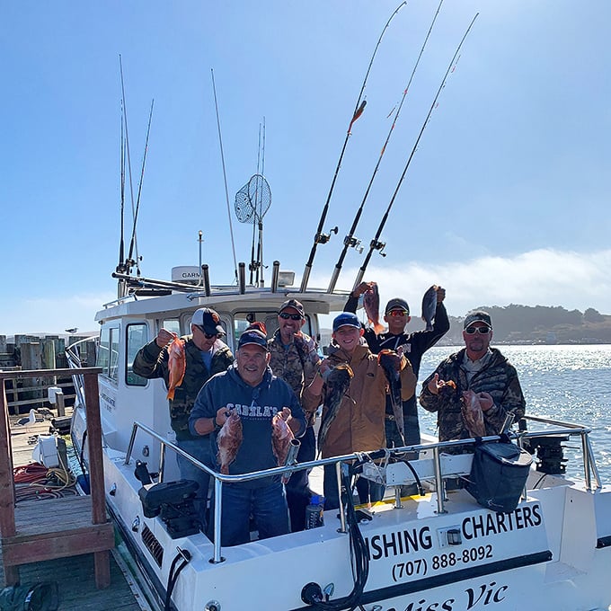 The universal language of fishing: holding up your catch with that mixture of pride and disbelief that it wasn't "just another fish story."
