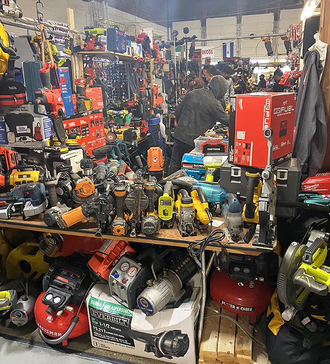 Tool heaven for the DIY devotee. This is where projects are born and wallets are lightened in the name of home improvement ambition.