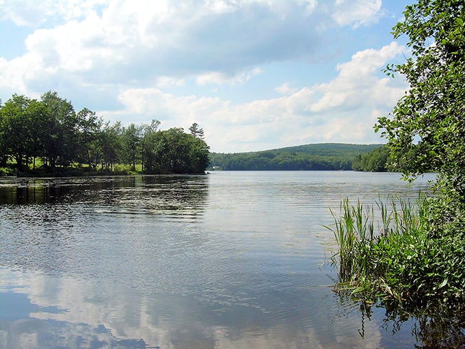 Mirror, mirror on the pond—Harrisville's waters reflect centuries of New England charm better than any Instagram filter ever could.