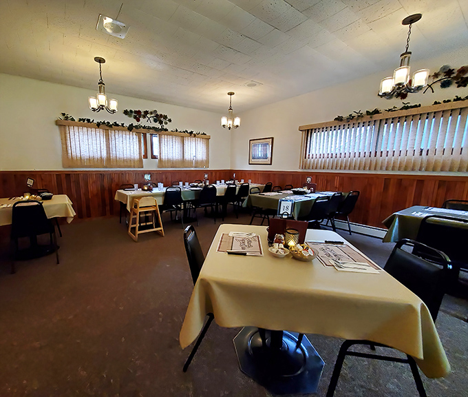 The dining room whispers of decades of special occasions, where generations have marked milestones over exceptional meals.