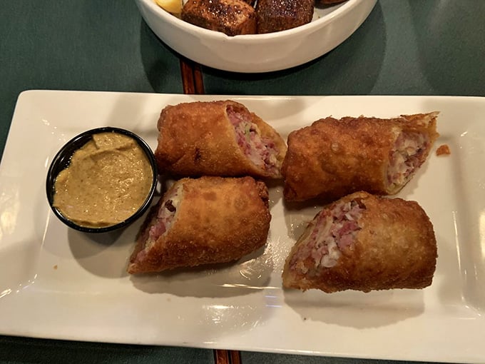 Irish egg rolls blend cultures deliciously, proving fusion food works when executed with genuine care.
