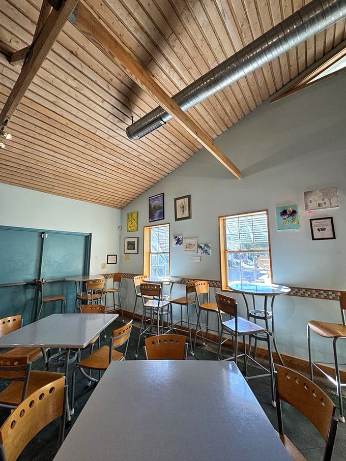 The bustling counter scene—where anticipation hangs in the air thicker than the aroma of freshly baked cinnamon rolls.