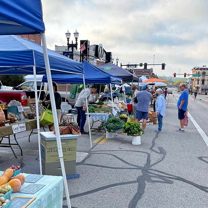Saturday morning farmers' markets in Wooster – where the produce is fresh, the conversation flows freely, and nobody's in a hurry to be anywhere else.