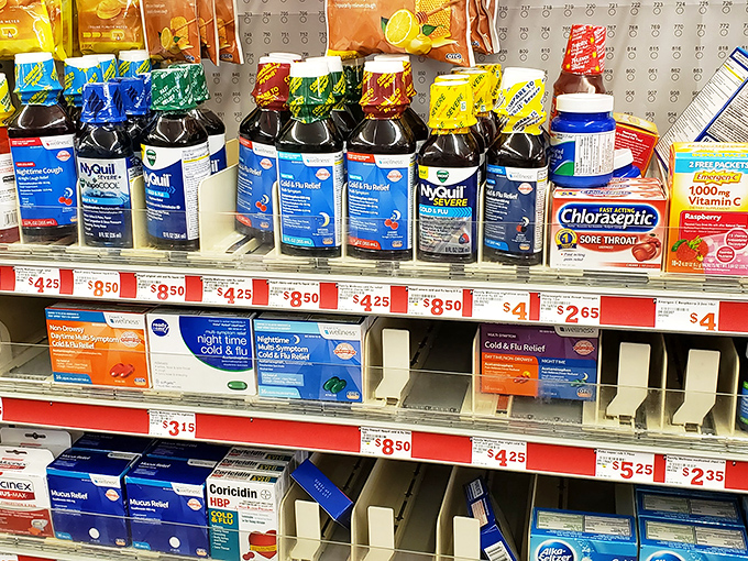 The medicine aisle – where relief from whatever ails you comes without the sticker shock that requires additional medication.