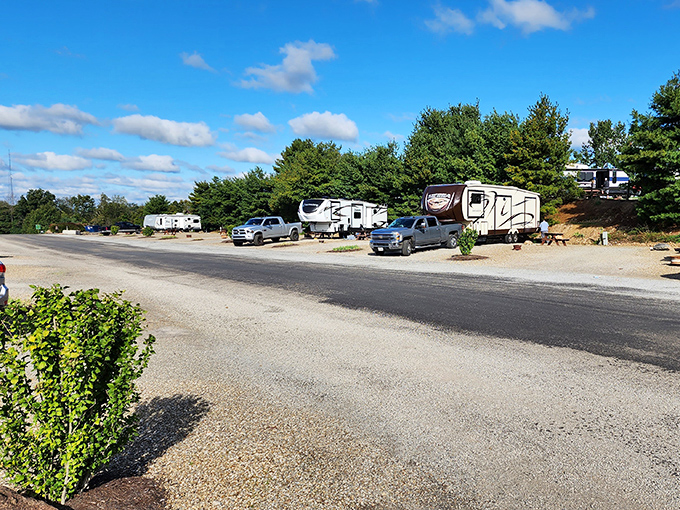 Modern conveniences meet rural charm at Berlin's RV parks, where travelers can park their homes-on-wheels between adventures in Amish Country.