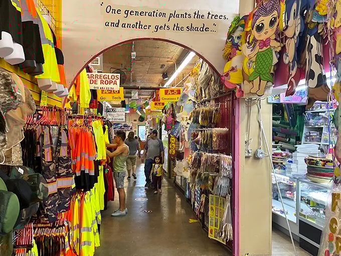 "One generation plants the trees, and another gets the shade..." A poetic reminder that marketplaces like this nurture community across generations.