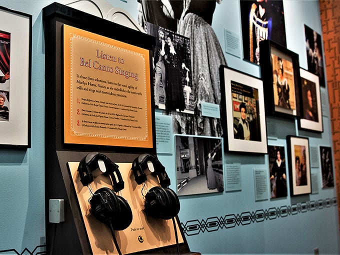 Interactive exhibits at the Marilyn Horne Museum invite visitors to experience the legendary soprano's remarkable voice – culture in unexpected places.