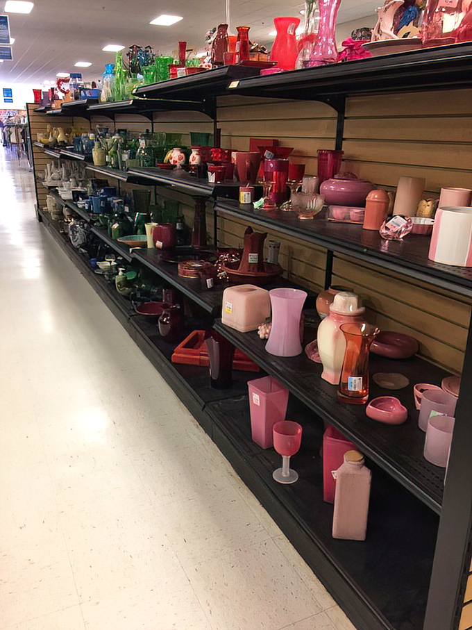 A color-coordinated vase collection that Martha Stewart would approve. From retro pink to elegant green, there's a vessel for every bloom.