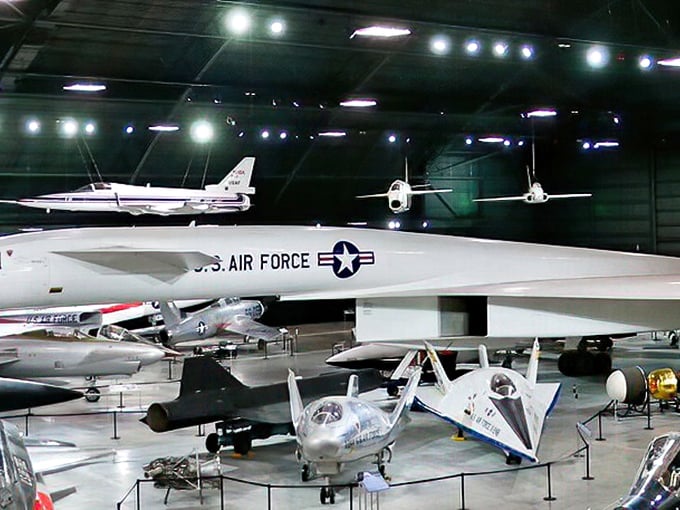 Just a short drive from Yellow Springs, the Air Force Museum houses magnificent flying machines that once ruled the skies—now peacefully at rest.