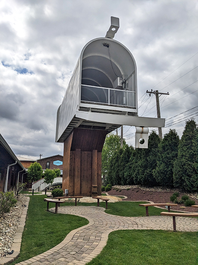 Special delivery! The world's largest mailbox isn't just for show – you can climb inside and mail actual letters, giving new meaning to "going postal."