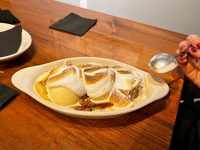 Bananas Foster that makes you want to applaud. Caramelized sweetness meets cool ice cream in a dessert worthy of its own standing ovation.