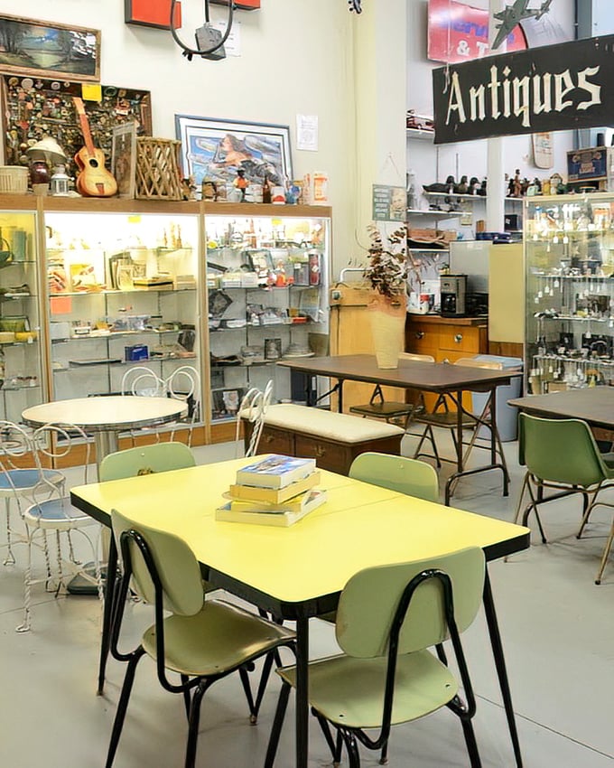 That yellow Formica table isn't just furniture—it's a time machine to Sunday breakfasts in 1962, complete with matching mint-green chairs.