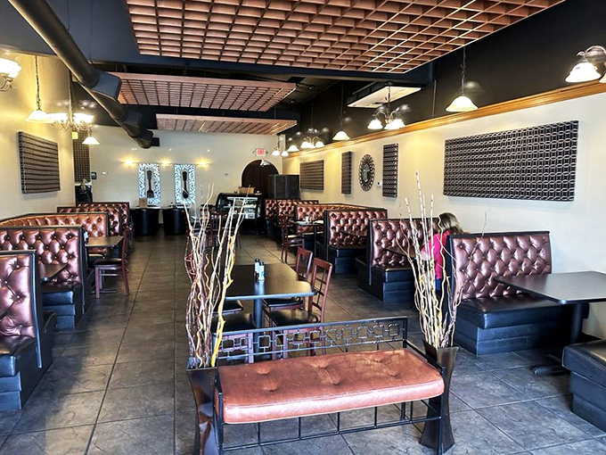 The dining room manages that rare balance—polished enough for date night, casual enough that you won't feel guilty about ordering that second helping of mac.